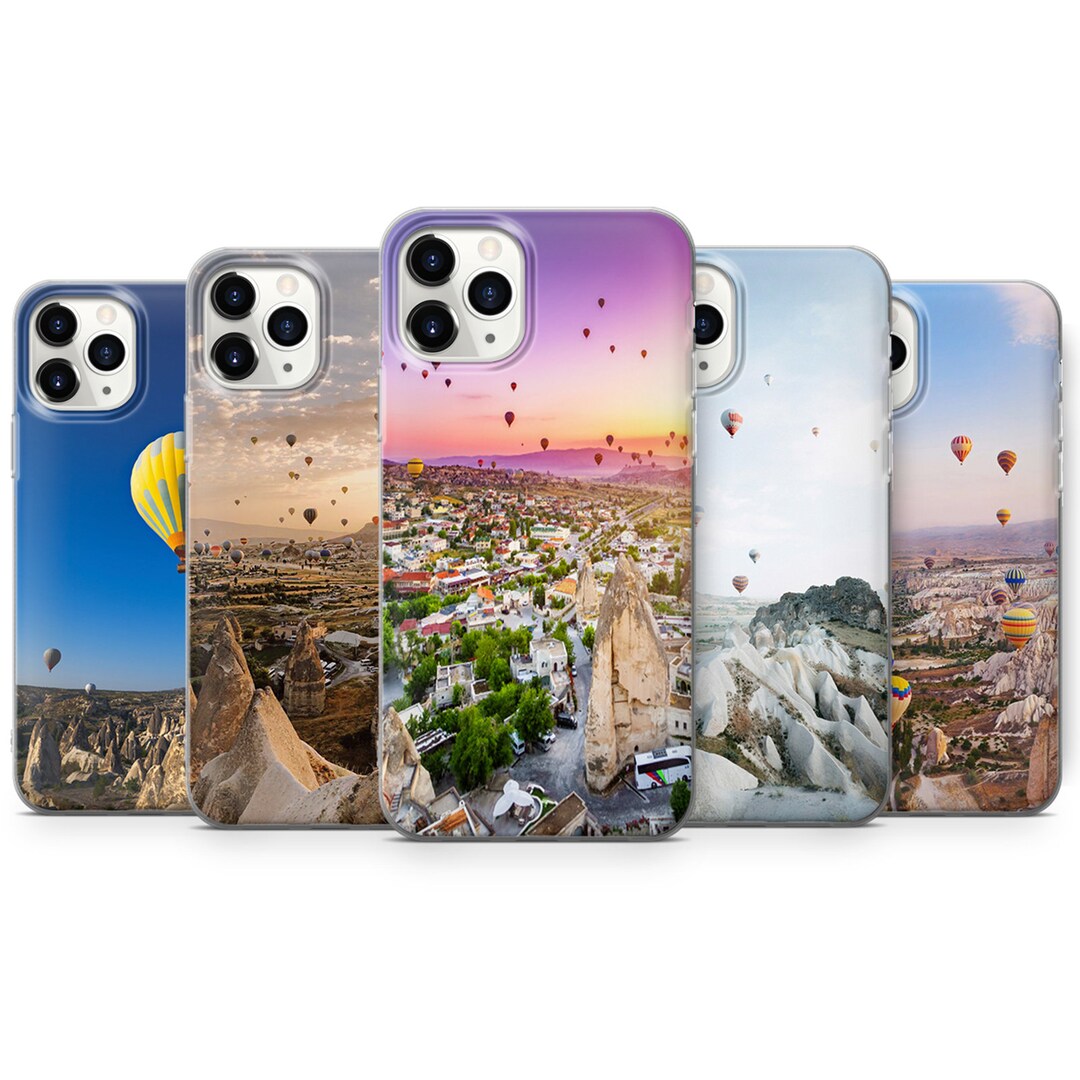Cappadocia Turkey Air Balloon Design Phone Case Cover for iPhone 15 Pro ...
