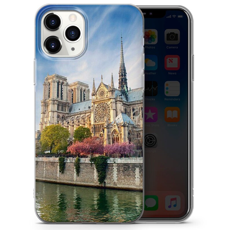 Paris France Eiffel Tower Louvre Notre Dame Phone Case Cover for iPhone ...