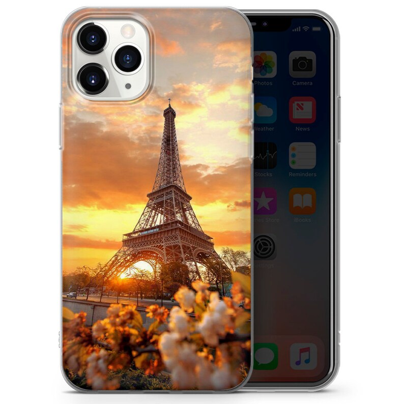 Paris France Eiffel Tower Louvre Notre Dame Phone Case Cover for iPhone ...