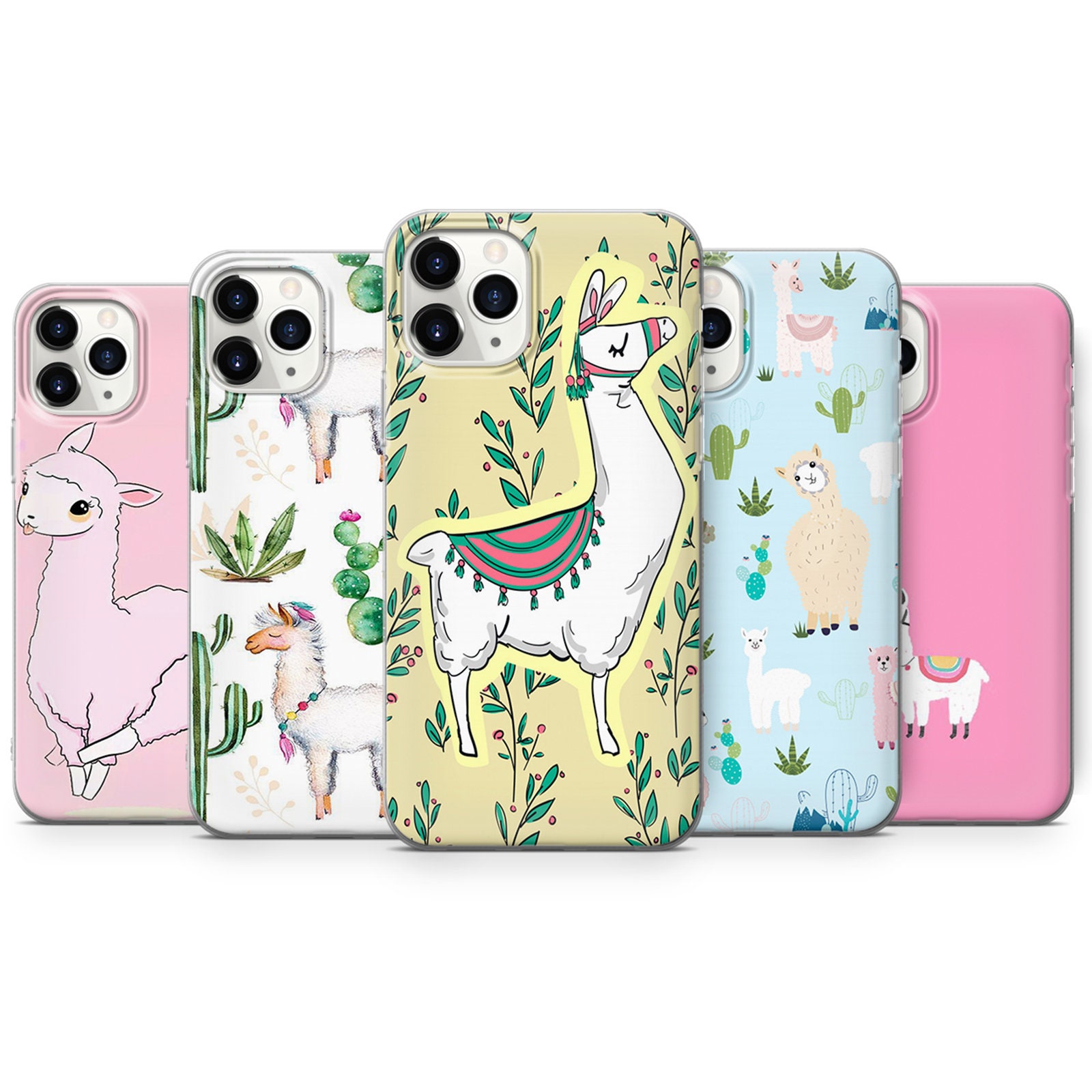 Llama Funny Cute Alpaka Design Phone Case Cover for iPhone 16 Pro Max 7 ...