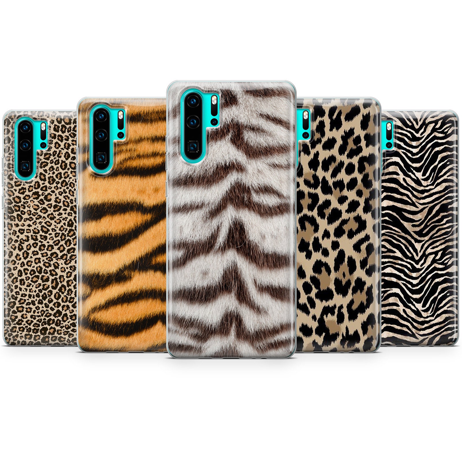 Fur Pattern Tiger Leopard Phone Case Cover for iPhone XS 11 | Etsy