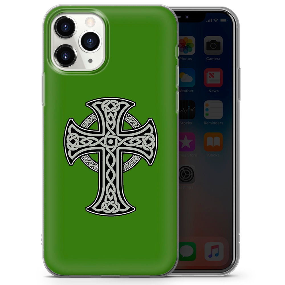 Celtic Cross Irish Design Phone Case Cover for iPhone 16 Pro Max 7,8 ...