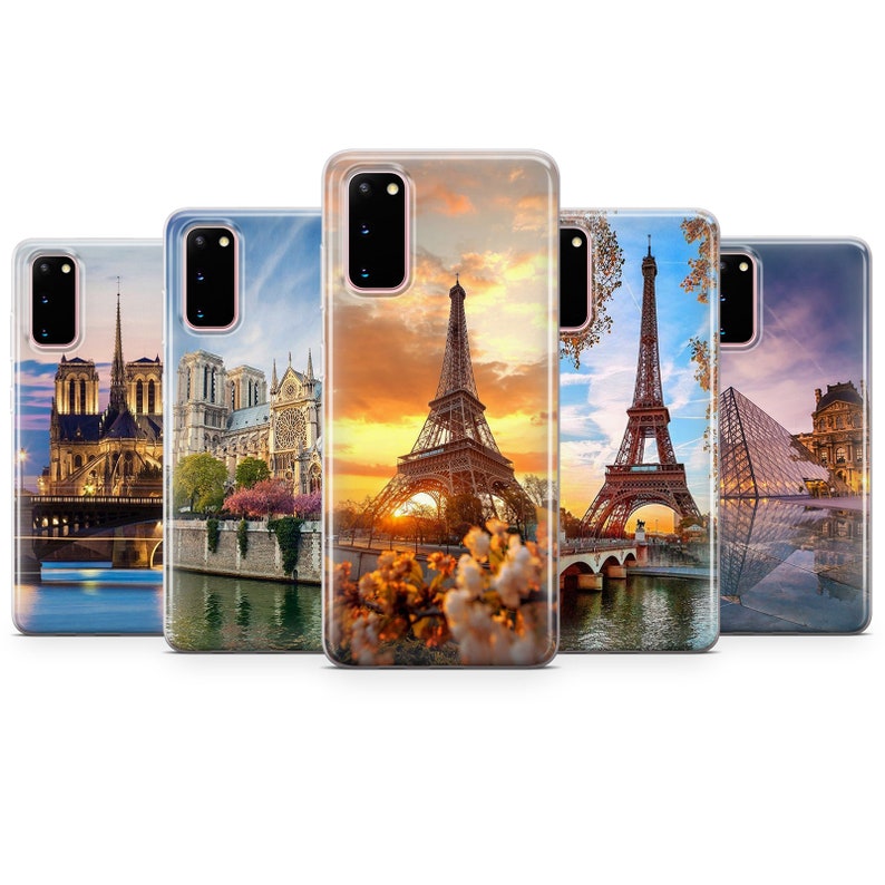 Paris France Eiffel Tower Louvre Notre Dame Phone Case Cover - Etsy