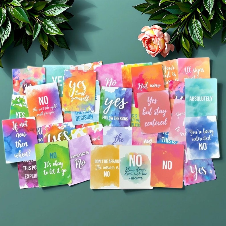 Yes No Oracle Cards - Etsy