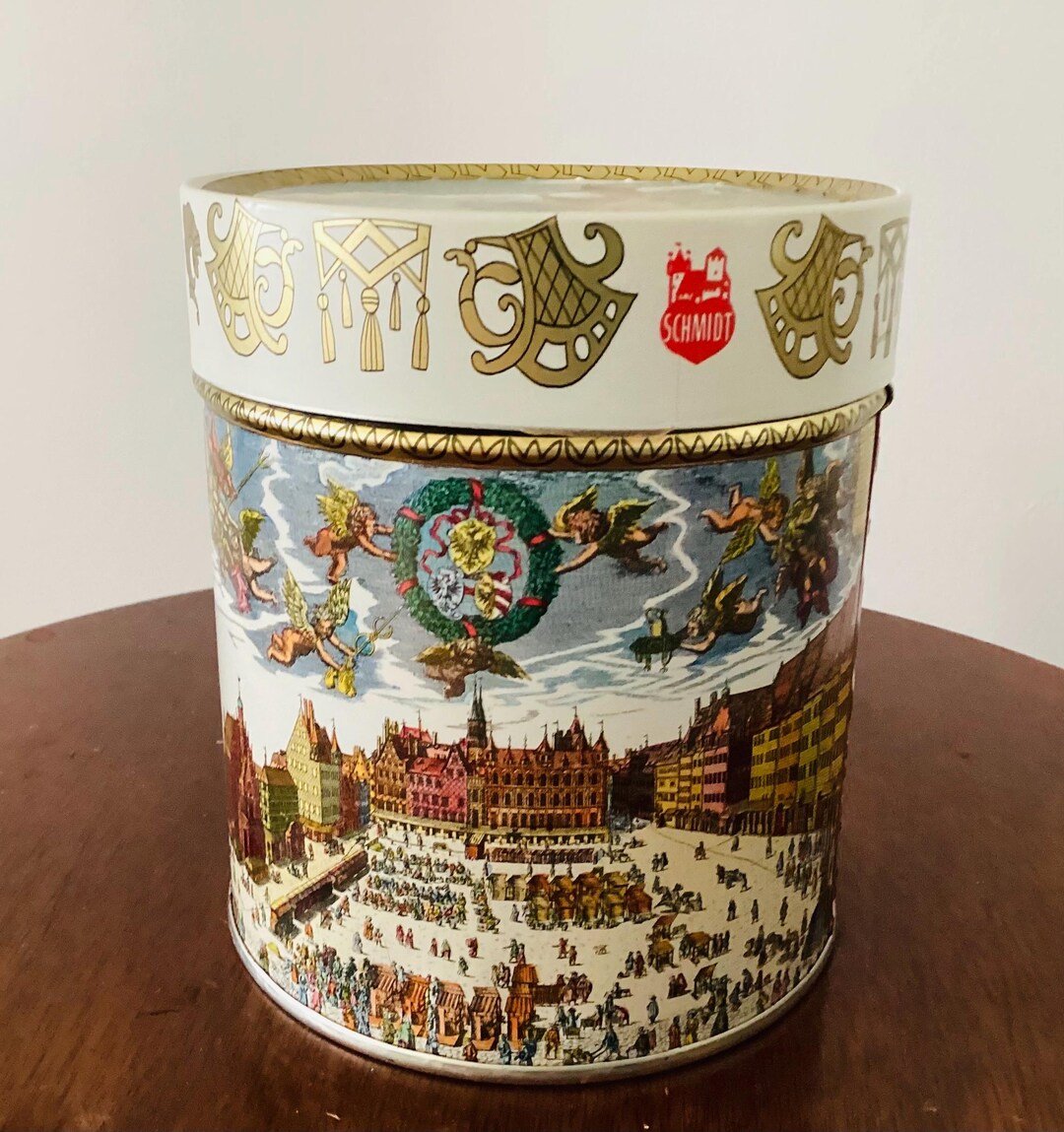 Vintage Otto Schmidt Lebkuchen Tin: German Cookie Tin, Vintage German ...