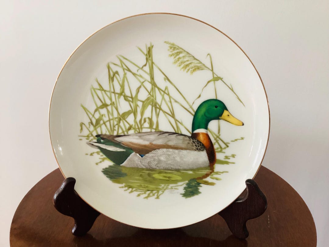 Ned Smith Mallard Duck Decorative Plate, Mallard Duck Plate ...