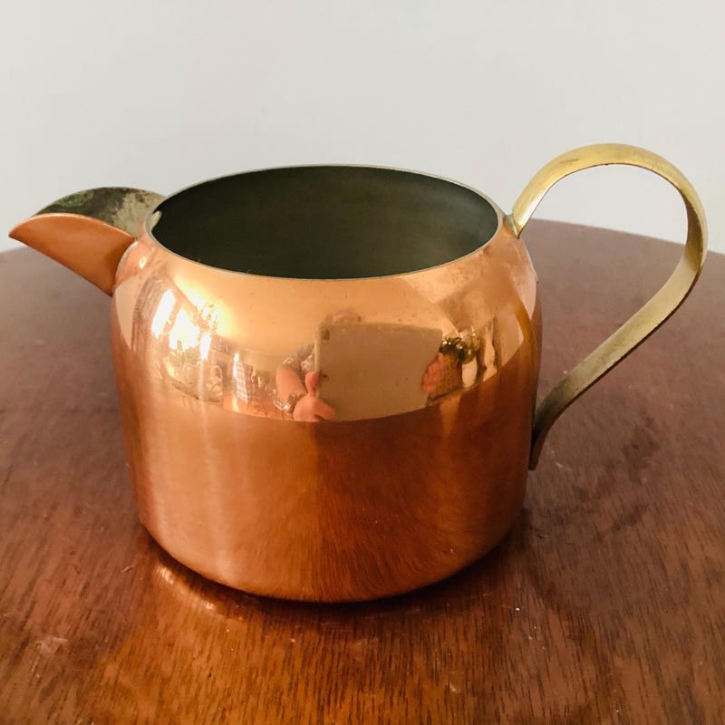 Copper Creamer - Etsy
