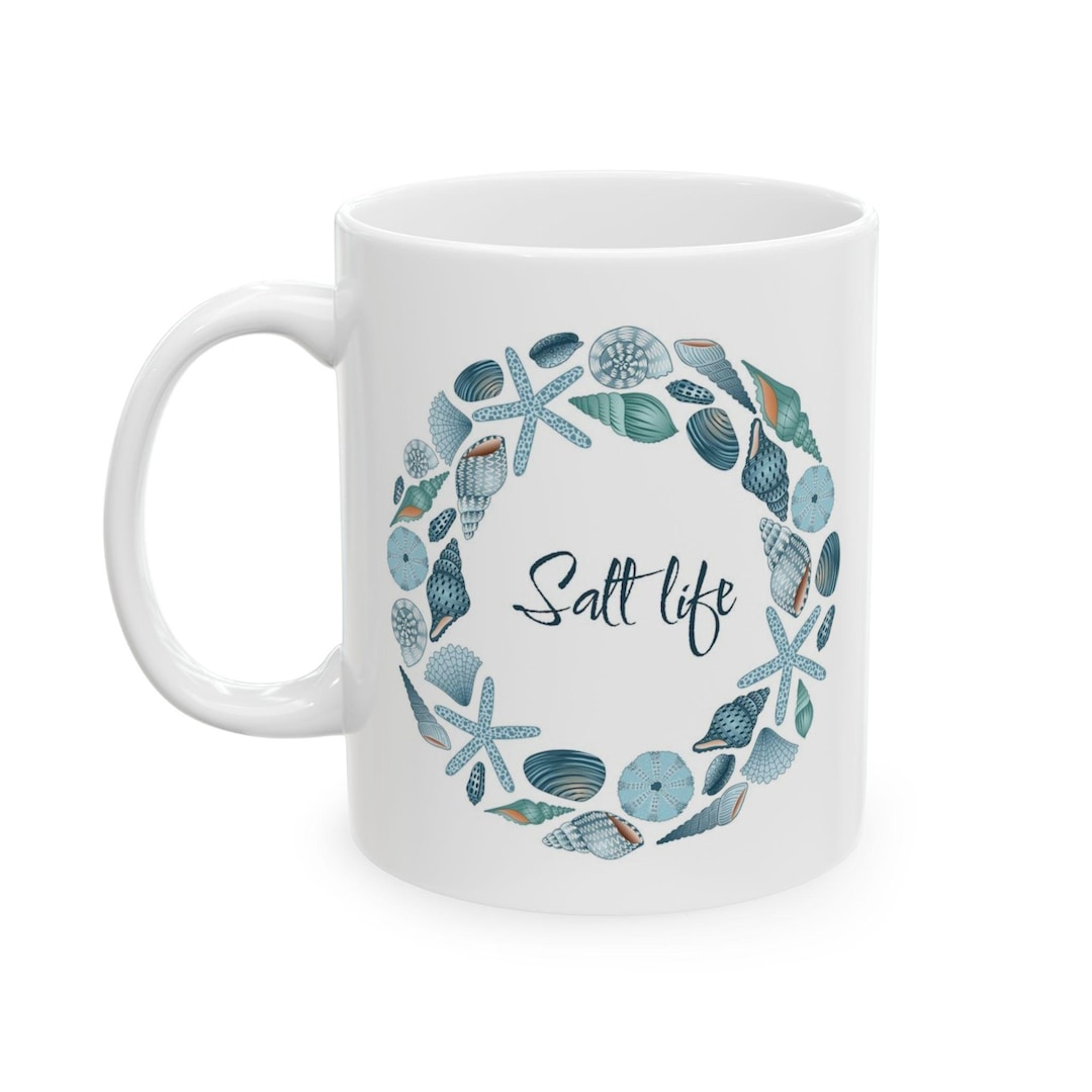 Ocean Themed Coffee Mug, Beach Coffee Mug, Salt Life Mug, Beach ...
