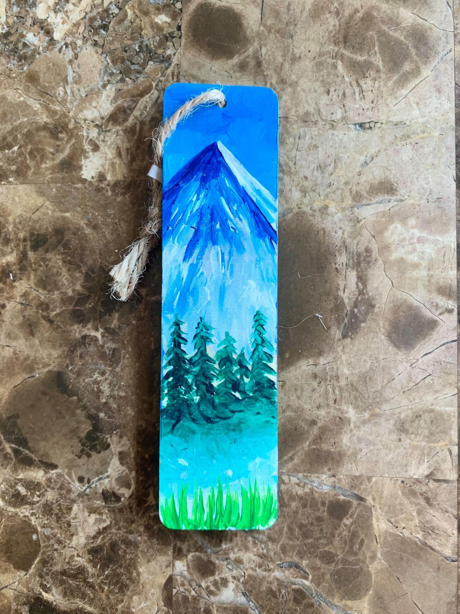 Hand painted bookmarks colorful bookmarks | Etsy