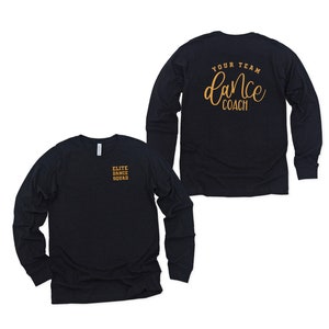 Custom Dance Coach Shirt, Personalized Dance Coach Shirt, Ballet Dance ...