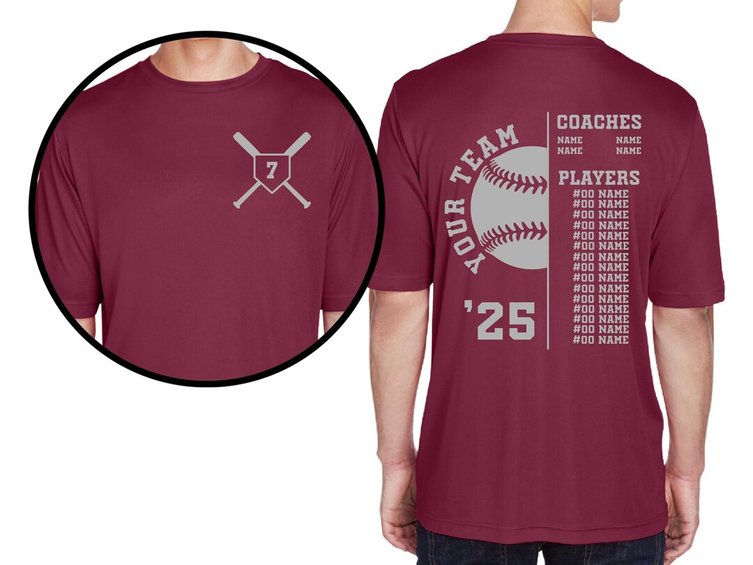 Custom Baseball Shirts, Personalized Baseball Shirt, Baseball Team ...