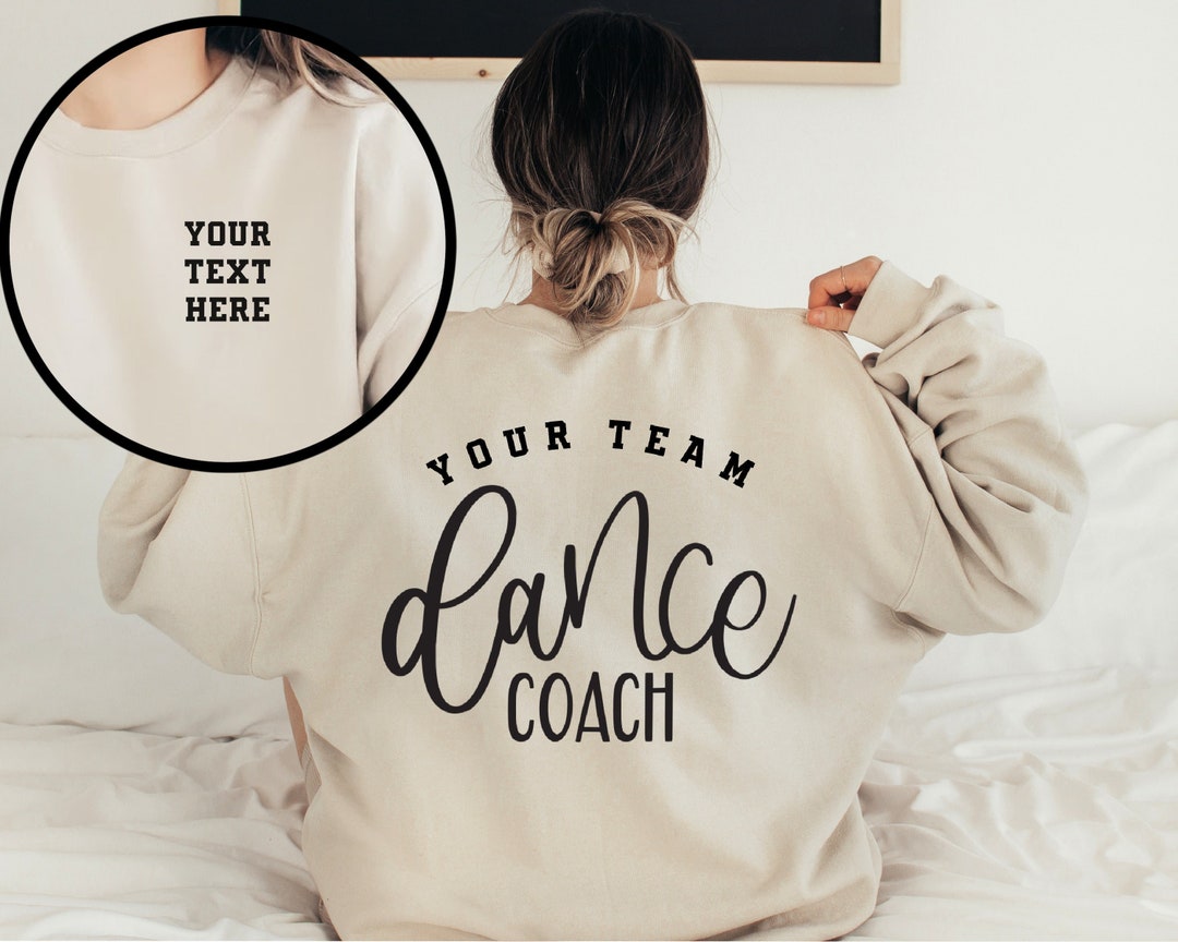 Custom Dance Coach Shirt, Personalized Dance Coach Shirt, Ballet Dance ...
