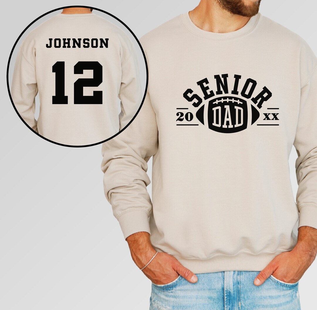 Custom Senior Football Dad Shirt, Personalized Football Shirt, Game Day ...