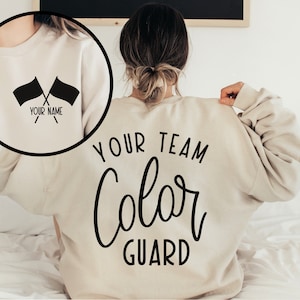 Custom Color Guard Shirt, Personalized Colorguard Shirt, Glitter ...