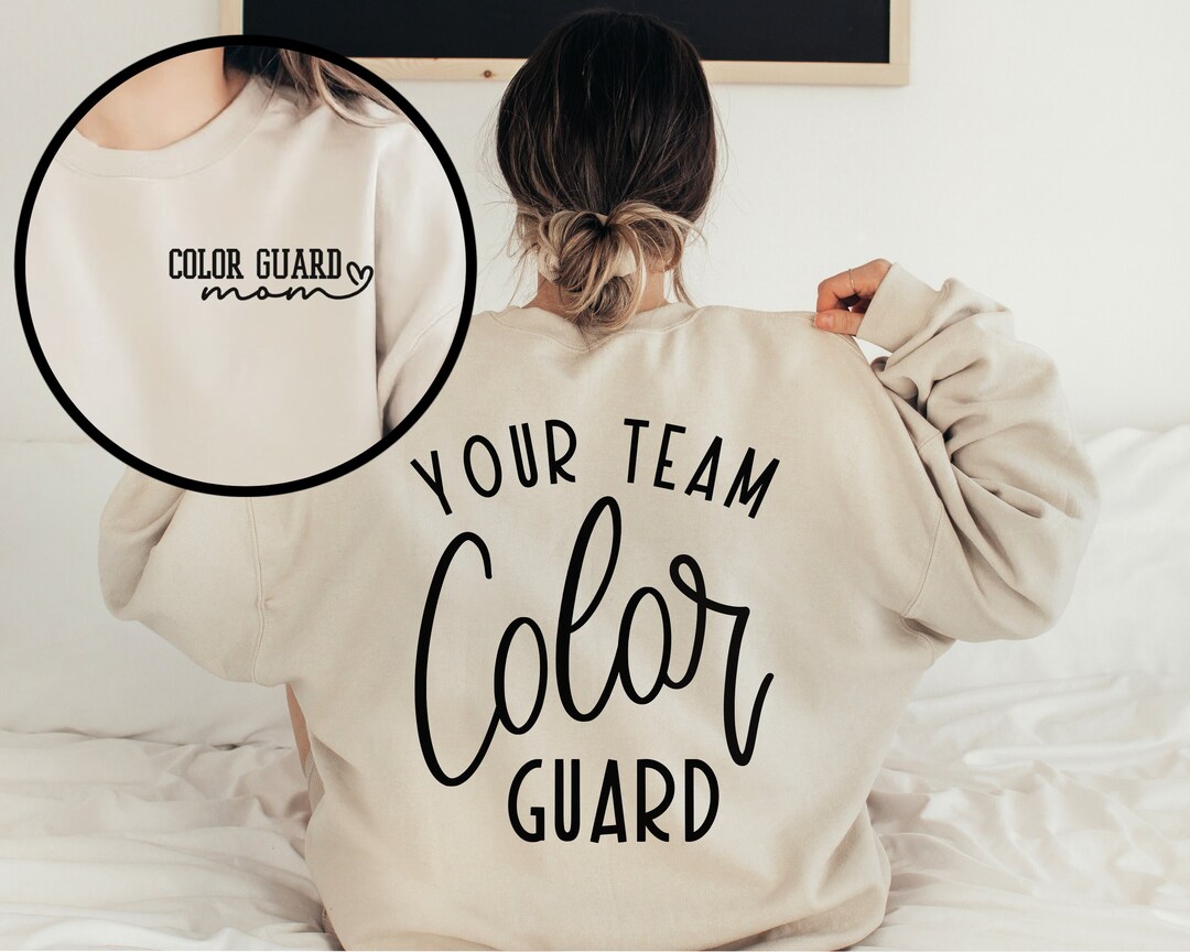 Custom Color Guard Shirt, Personalized Colorguard Shirt, Glitter ...