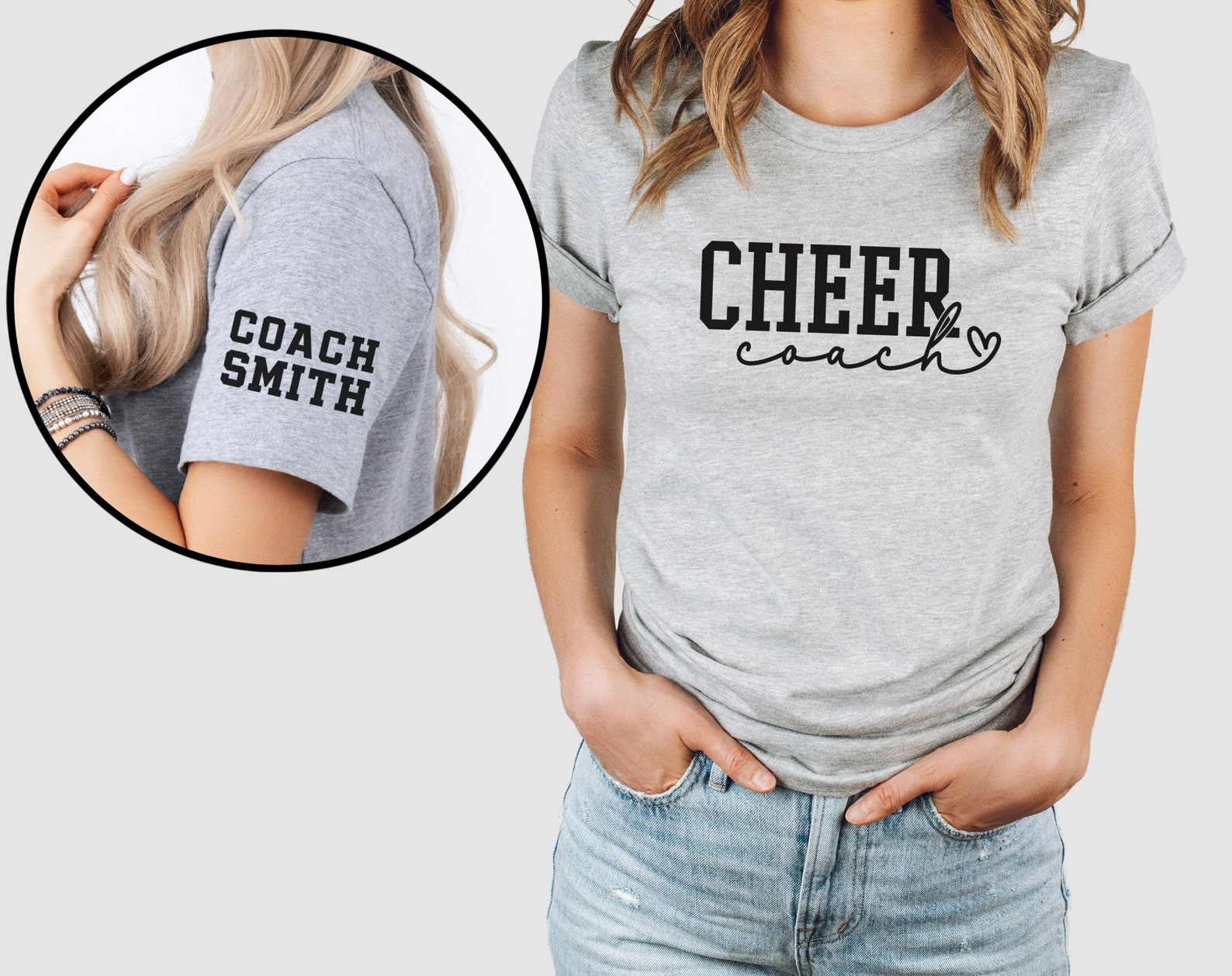 Custom Cheer Coach Shirt, Cheer Coach Gift, Personalized Cheer Hoodie ...