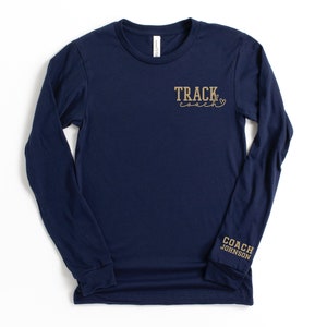 Custom Track Coach Shirt, Track & Field Coach Gift, Personalized Track ...
