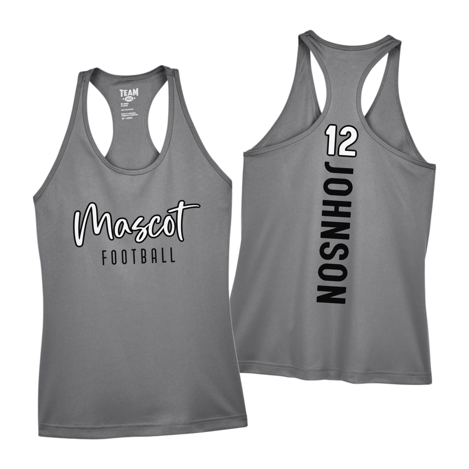 Custom Moisture Wicking Football Shirt, Personalized Football Tank Top ...