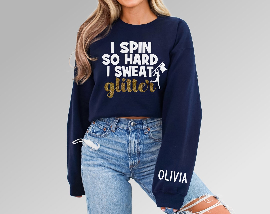 Custom Color Guard Shirt, Personalized Colorguard Shirt, Glitter ...