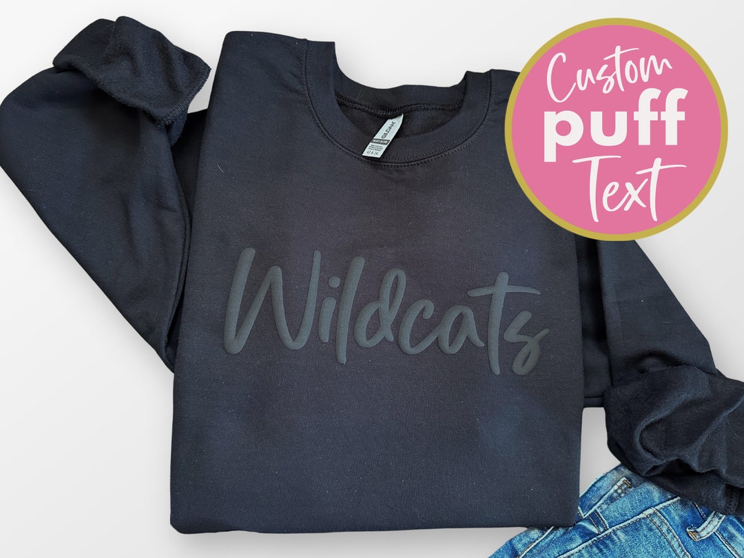 Custom Embossed Sweatshirt, Personalized Puff Print Shirt, Football Mom ...