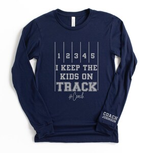 Custom Track Coach Shirt, Track & Field Coach Gift, Personalized Track ...
