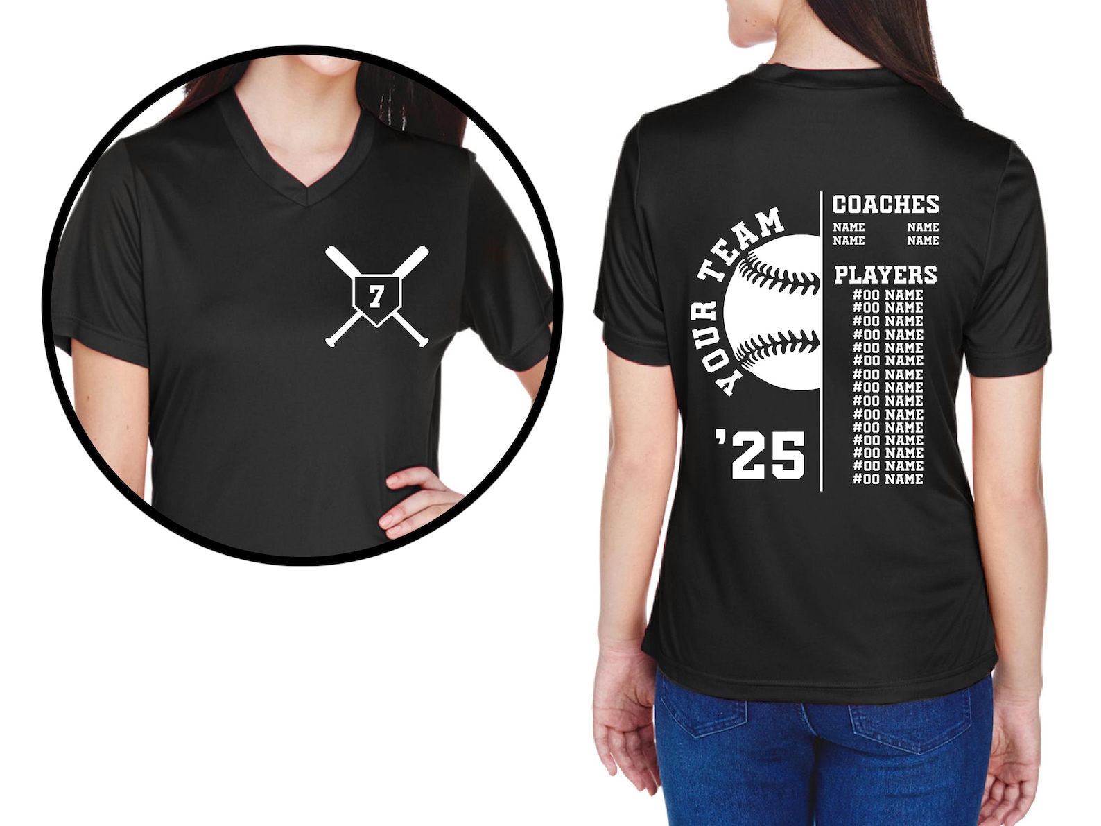 Custom Baseball Shirts, Personalized Baseball Shirt, Baseball Team ...
