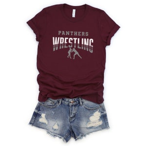 Girls Wrestling Shirt, Custom Female Wrestling Mom Shirt, Personalized ...