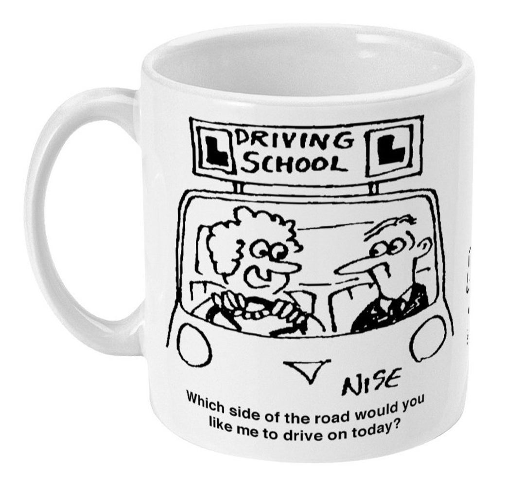 Driving Instructor Gift Mug Two Driving School and Driving - Etsy