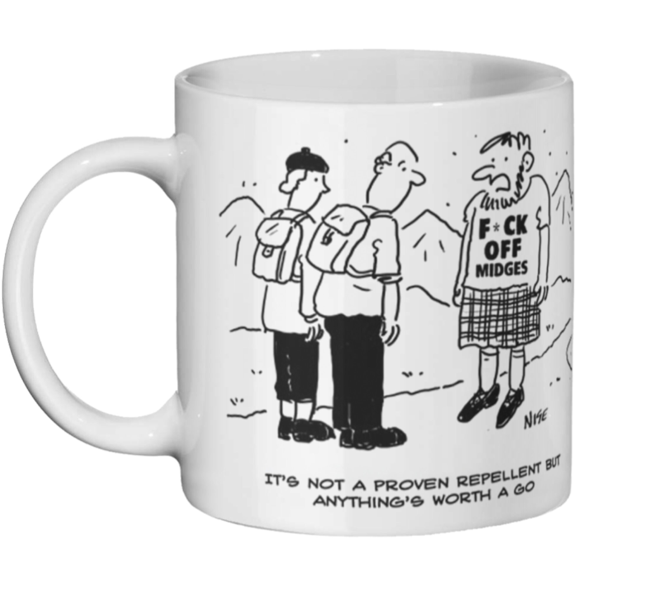 Rude Scottish Midge-repellent (censored Version) - Ceramic Mug - Etsy
