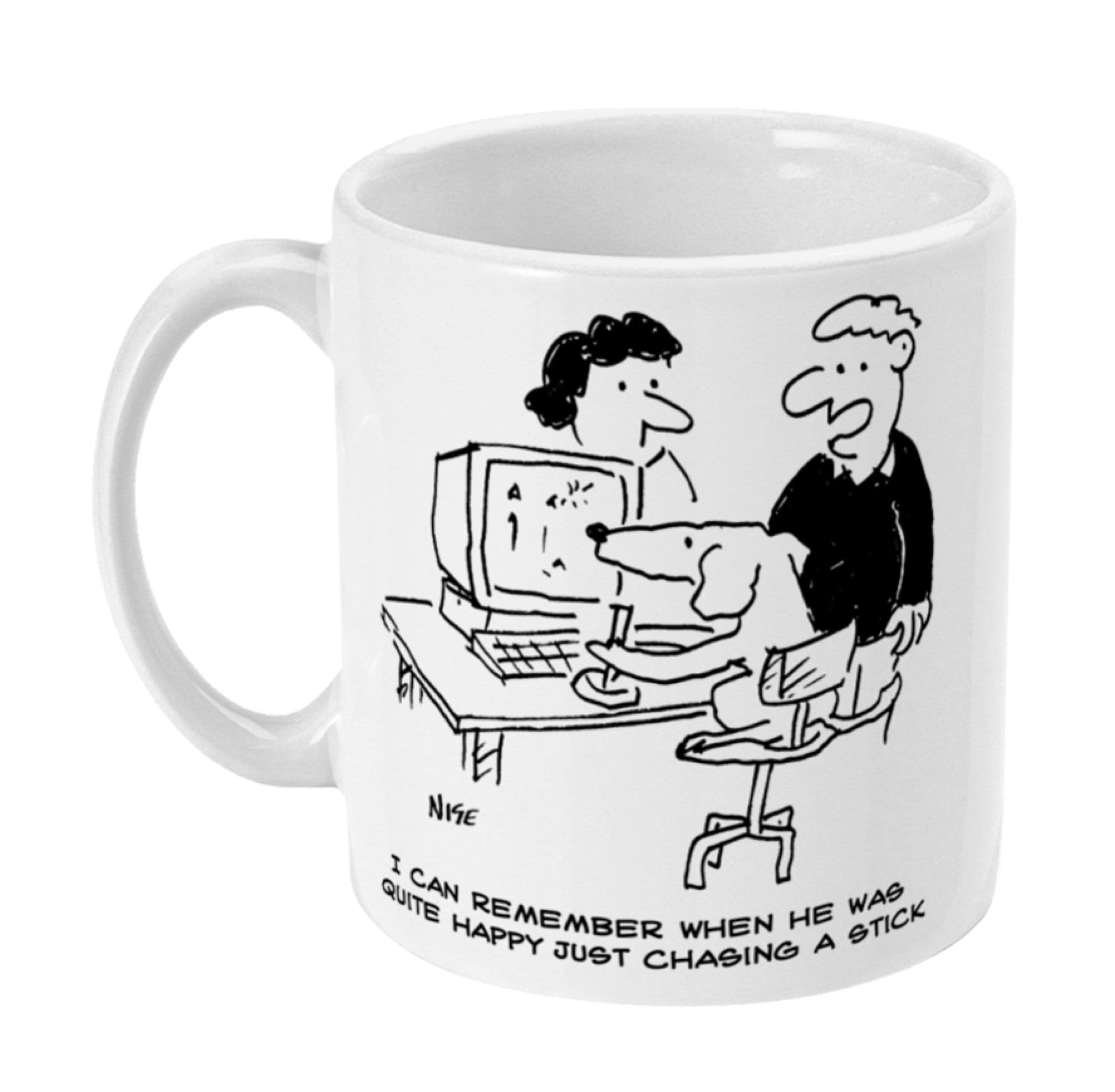 Dogs Playing Computer Cartoons