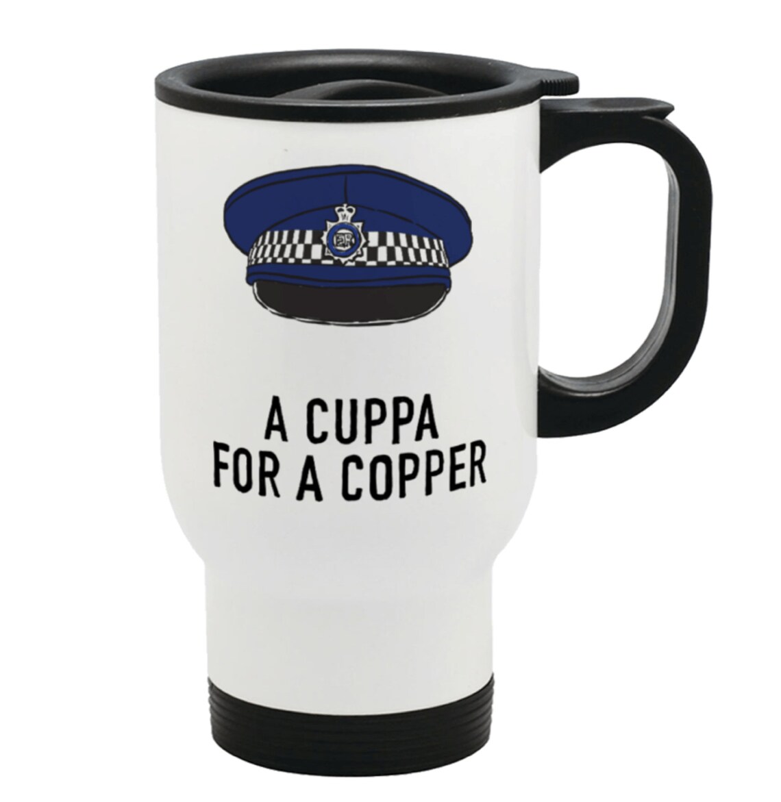 Policeman Flat Cap Design Cuppa for a Copper Stainless - Etsy UK