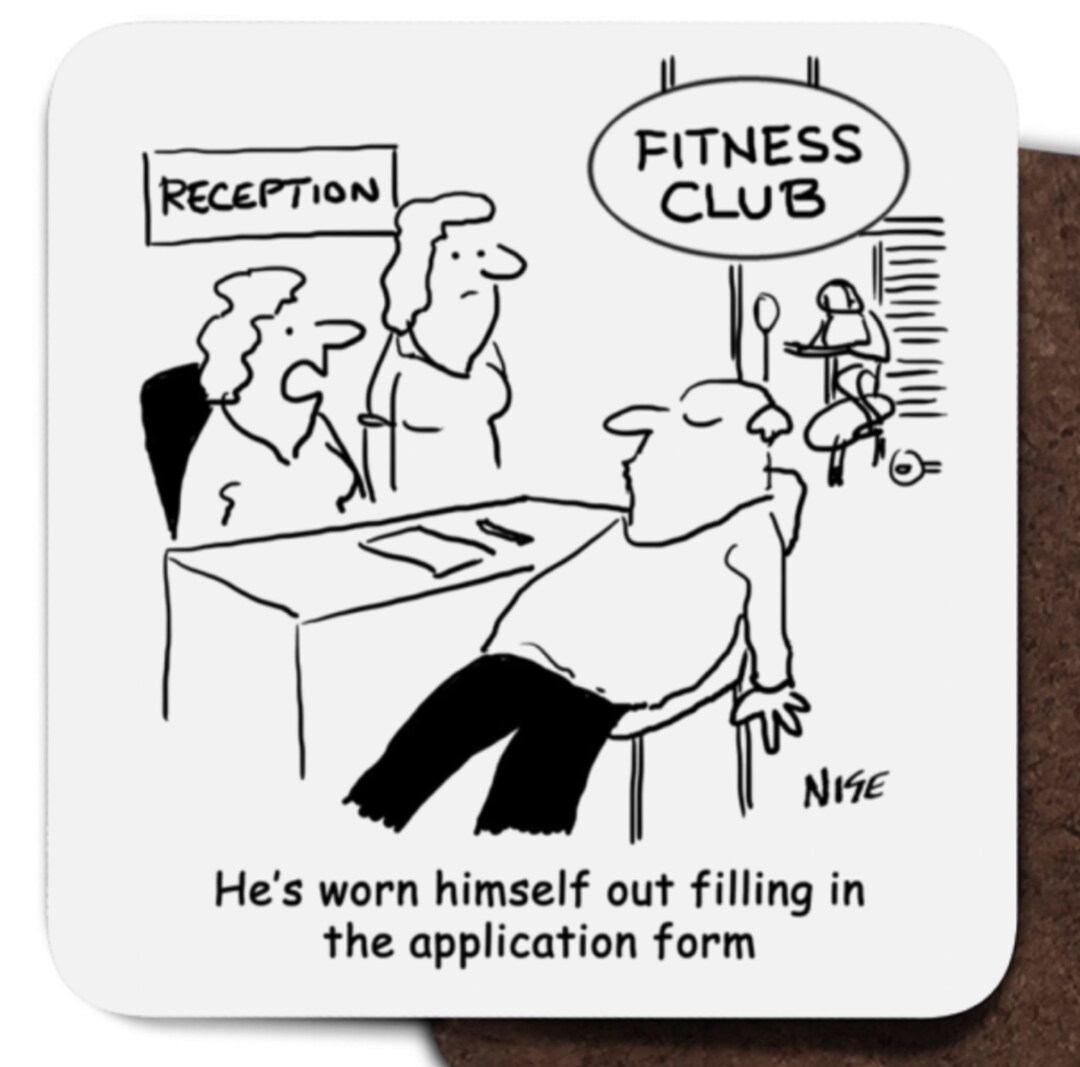 Man is Worn Out From Filling in a Form Single Hardboard - Etsy