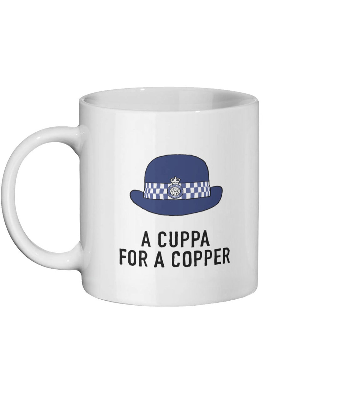 Female Police Officer Mug With WPC Hat Design Woman Police Constable ...