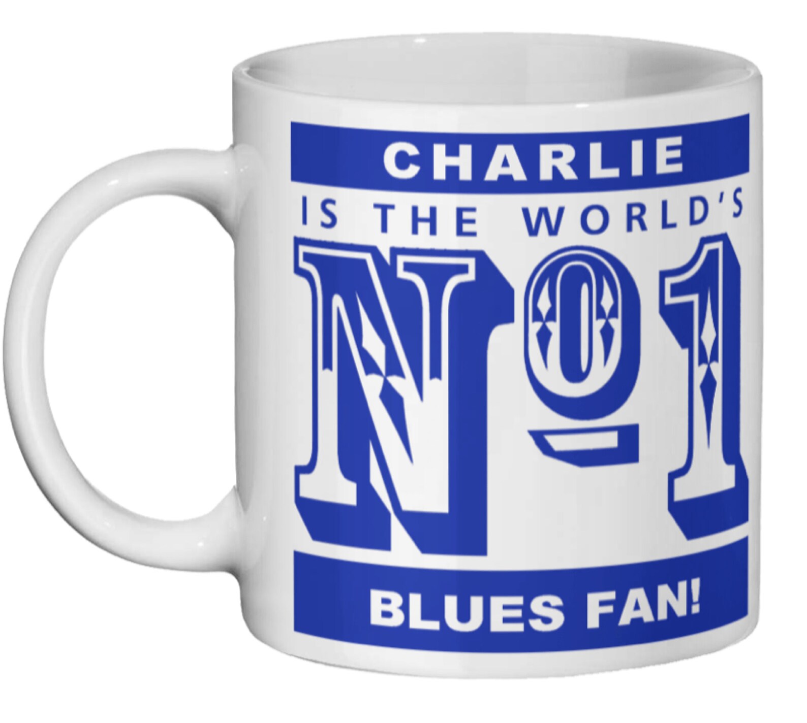 Football Fan Mug for Supporter of a Team That Plays in Blue - Etsy