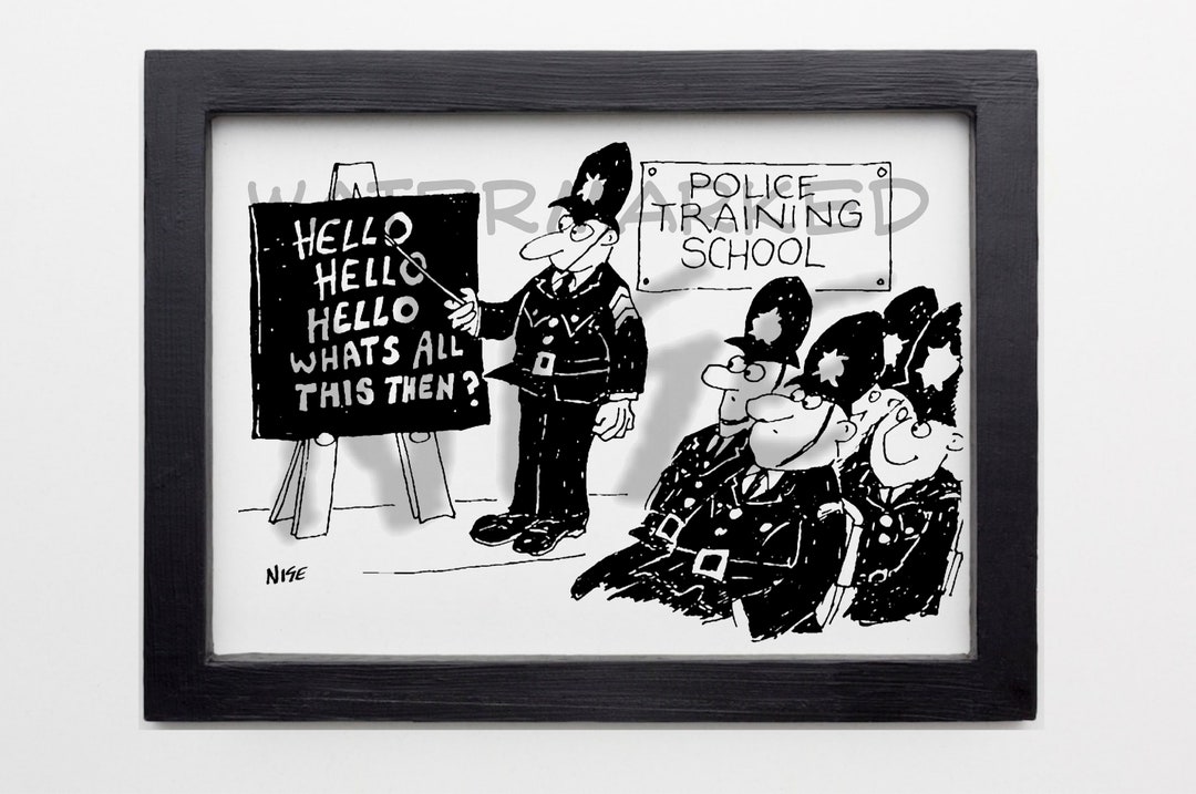 UK Police Training School Police Graduate Cartoon. (no Watermark ...