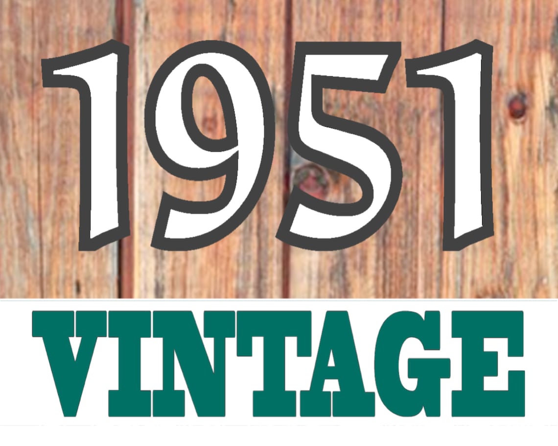 Born in 1951 Year of Birth - Two Toned Ceramic Birthday Mug - Etsy