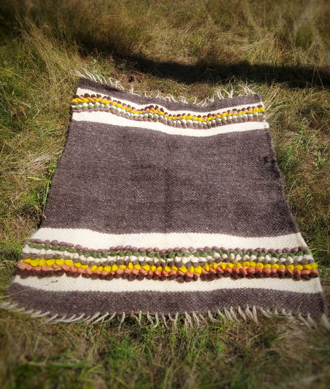 Rustic, Carpathian, Wool Blanket Ukraine, Boucle, Hutsul , Bedspread ...