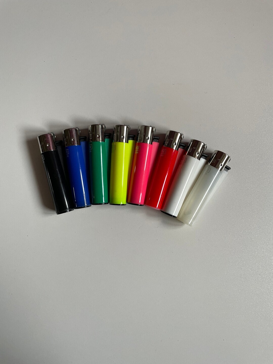 Reusable Clipper Lighter Eight Different Colours Availible Replacement ...
