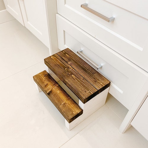 Kids Wooden Step Stool - Etsy