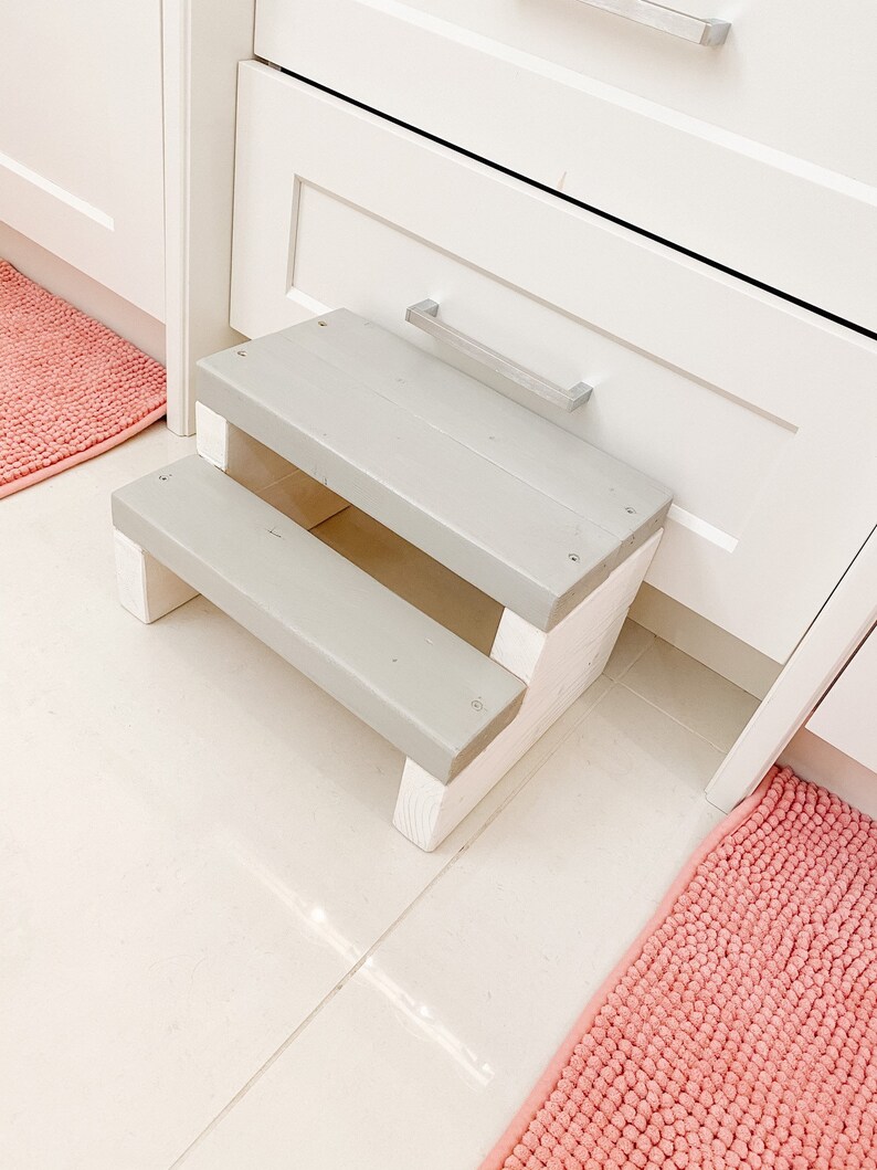Kids Wooden Step Stool - Etsy