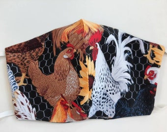 Rooster Mask | Etsy
