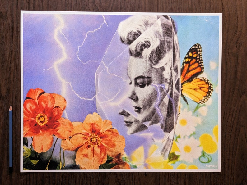 Surreal Collage Art - Retro Odd Art - Original Weird Stuff - Groovy ...