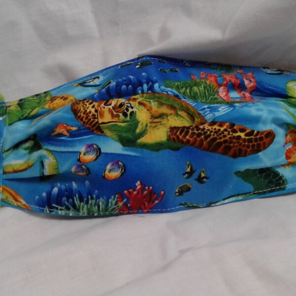 Sea Turtle Face Mask - Etsy