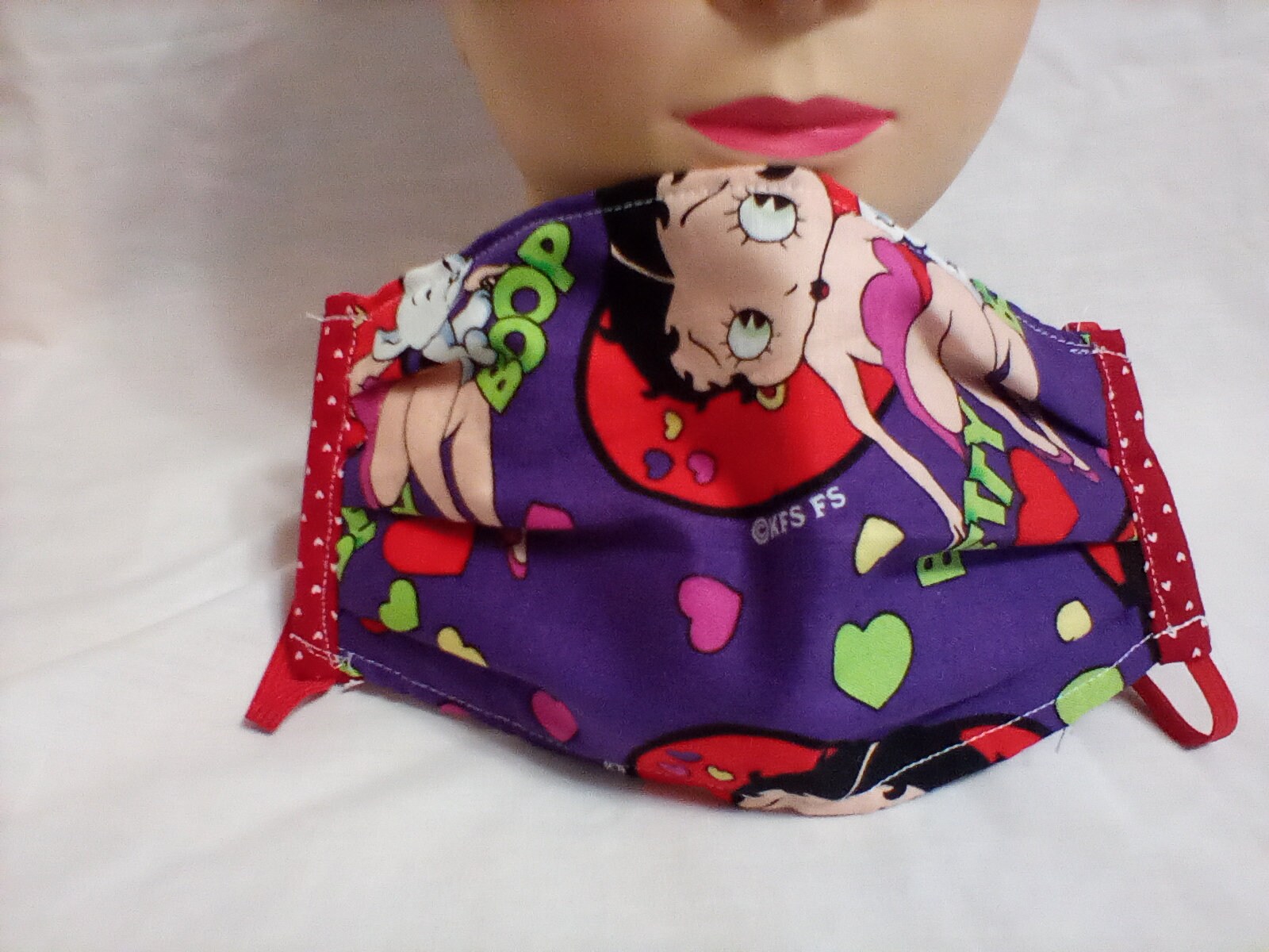 Betty Boop triple layer face mask | Etsy