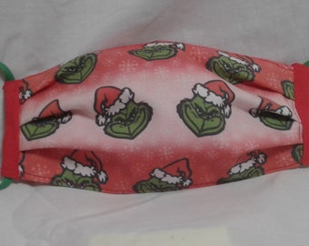 The Grinch Face Mask - Etsy
