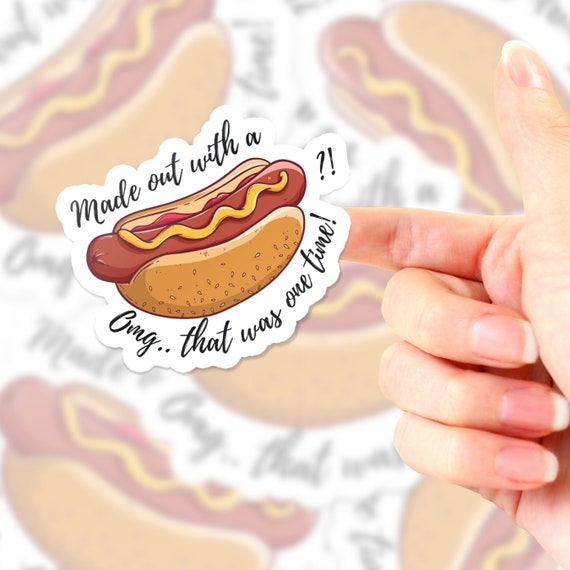 Mean Girls Hot Dog Sticker Decal Sticker Vinyl Stickers | Etsy