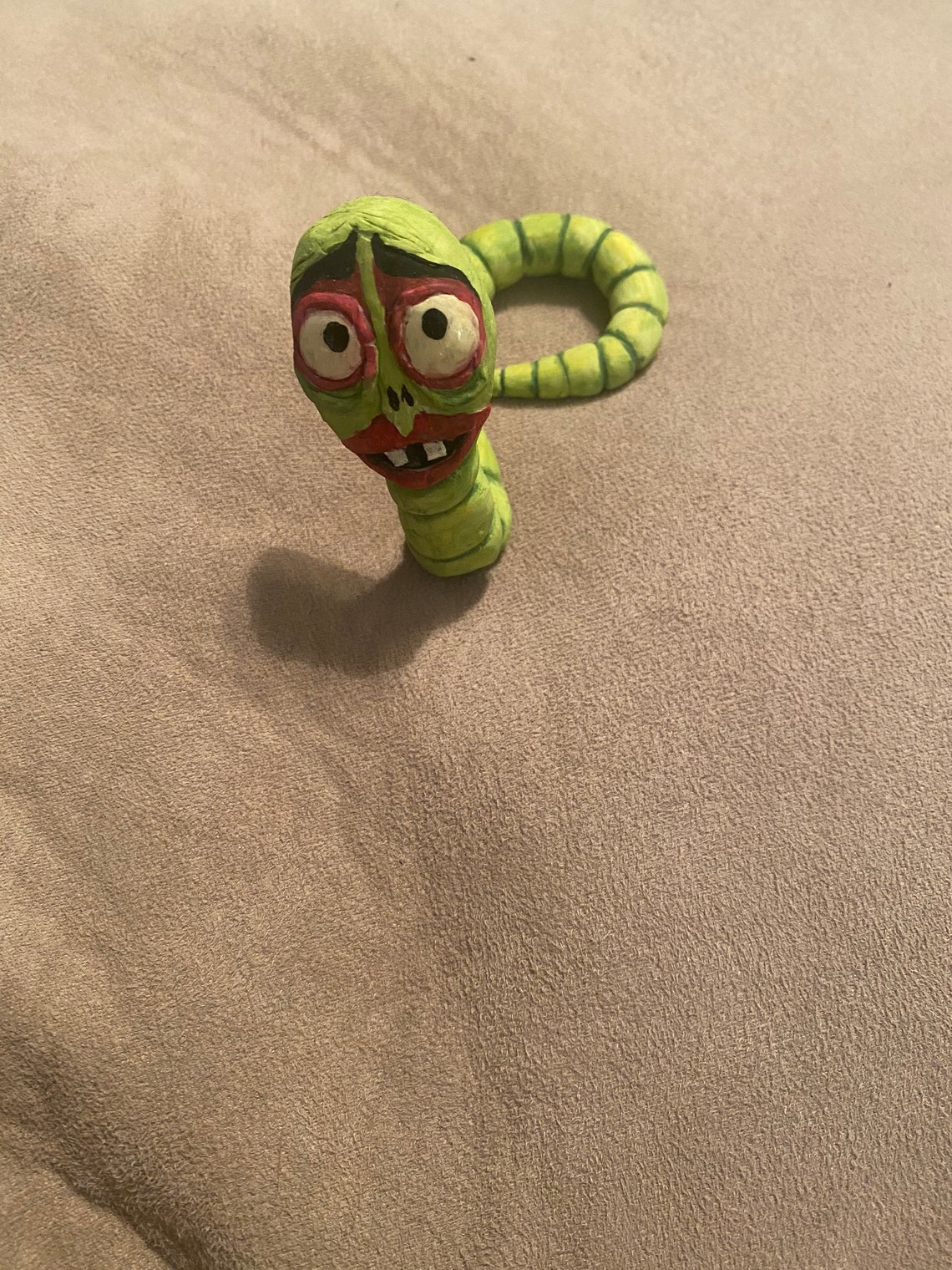 Tim Burtons The Corpse Bride figurine Maggot clay sculpture | Etsy