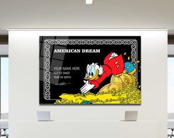 Billionaire Duck Poster - Etsy