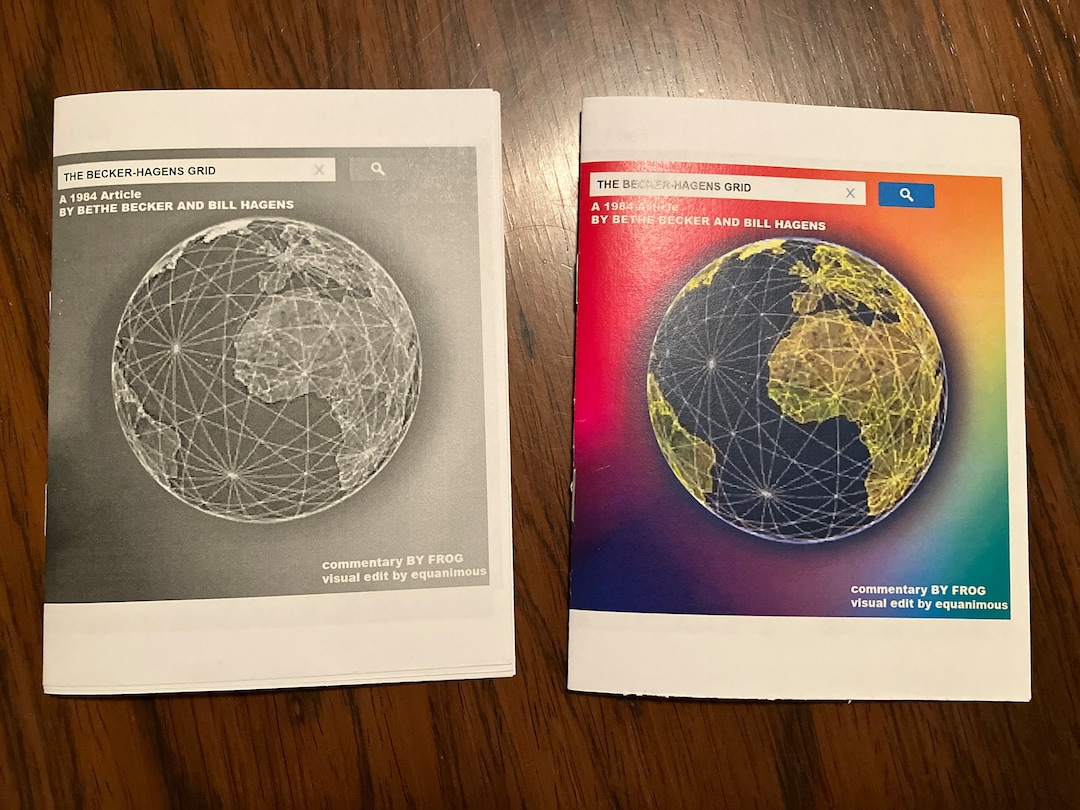 Zine: the Becker-hagens Grid by Frog - Etsy