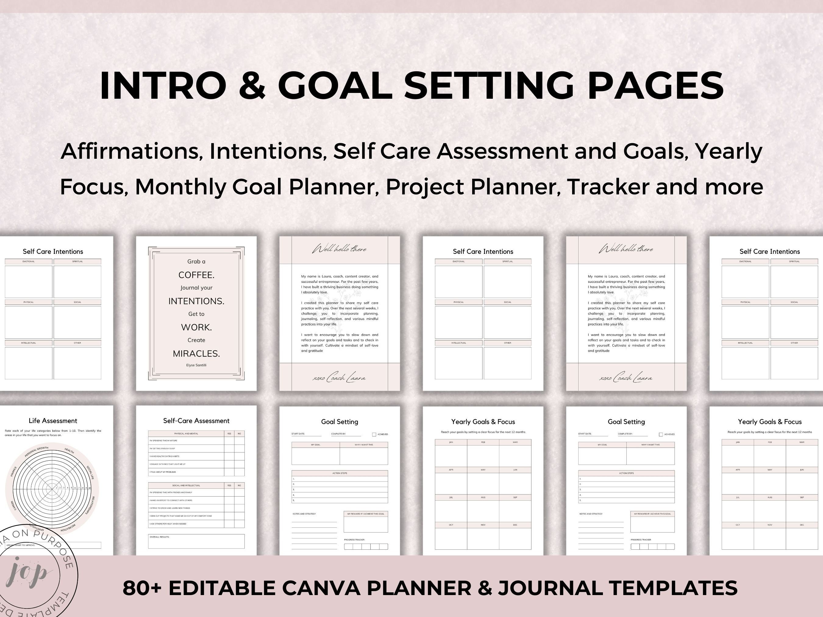 Self Care Planner Canva Template Self Care Journal Canva - Etsy